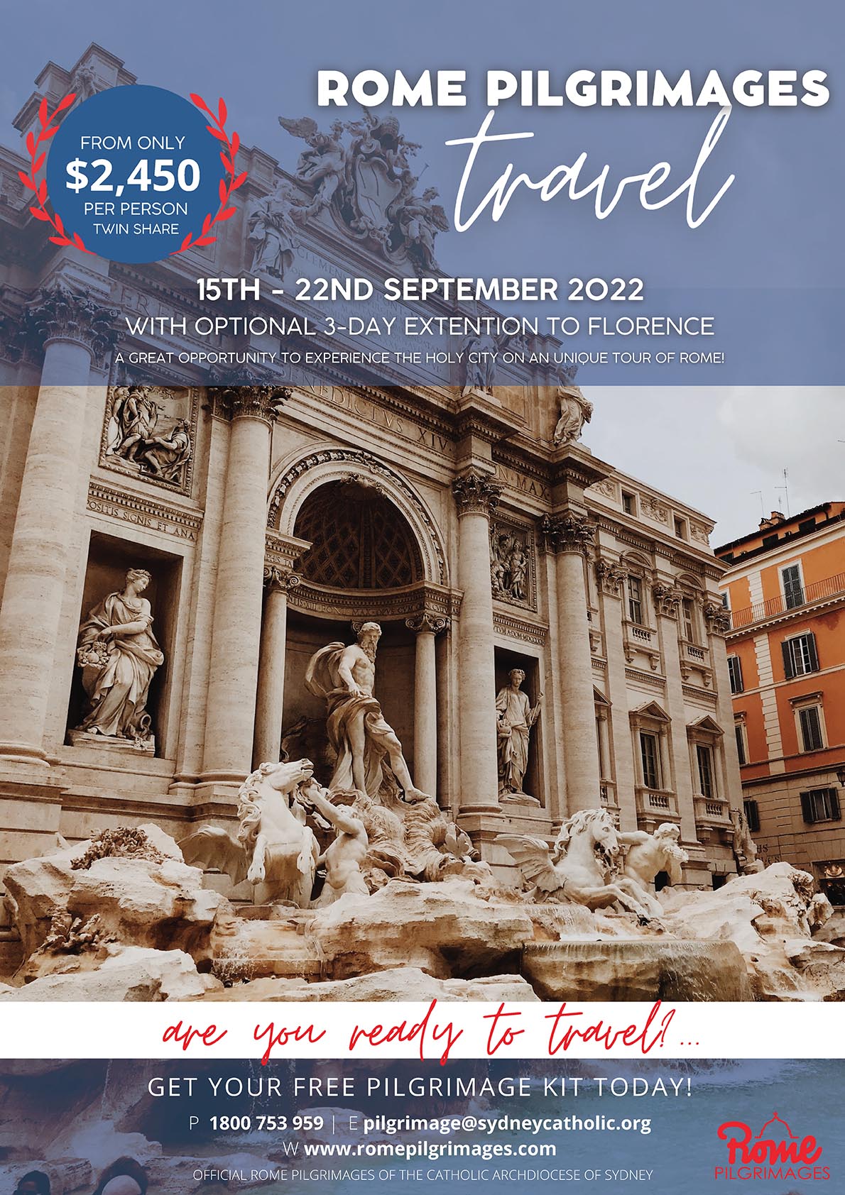 Upcoming Rome Pilgrimages – Our Faith, Our Works